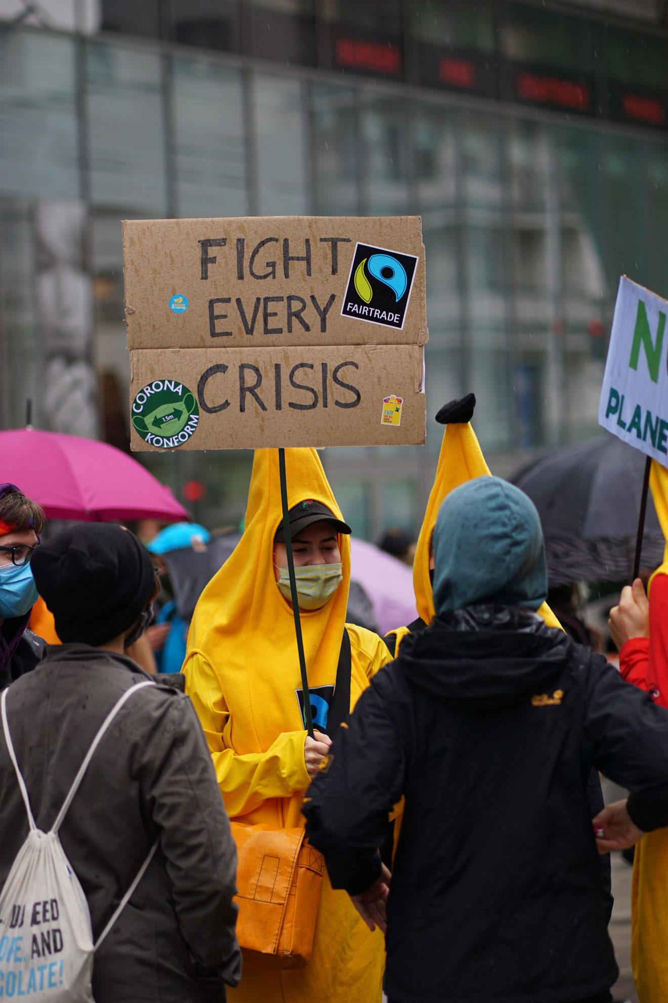 Earth Strike: In the rain for climate protection